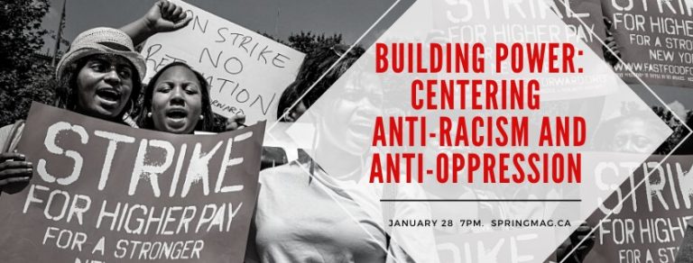 Building power: Centering anti-racism and anti-oppression practice - Spring