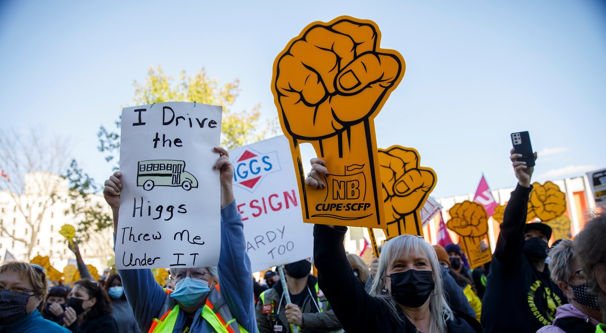 Striking New Brunswick workers defeat Higgs - Spring