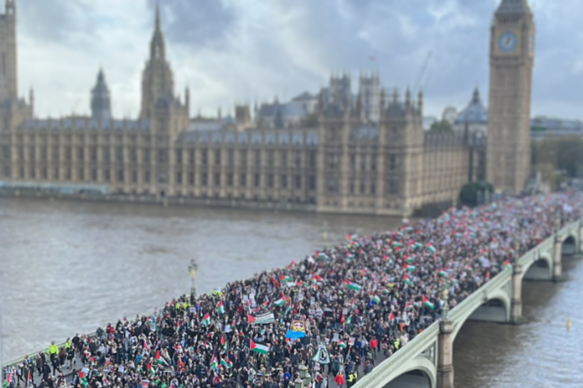 Building mass action for Palestine solidarity: Lessons from the UK - Spring