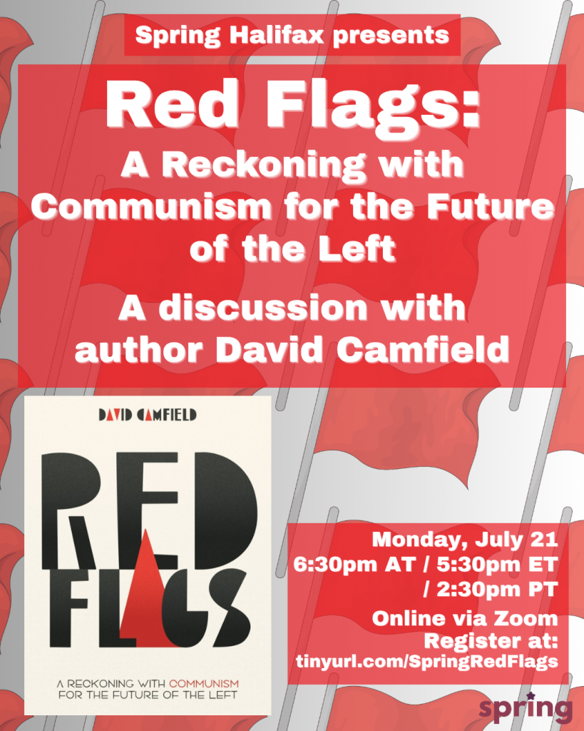 Spring Halifax presents: A discussion with David Camfield - Spring